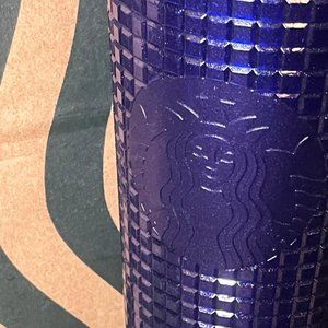 Starbucks | Kitchen | Starbucks 223 Cobalt Grid Cup 24 Oz A Blend Of Style And Functionality ...